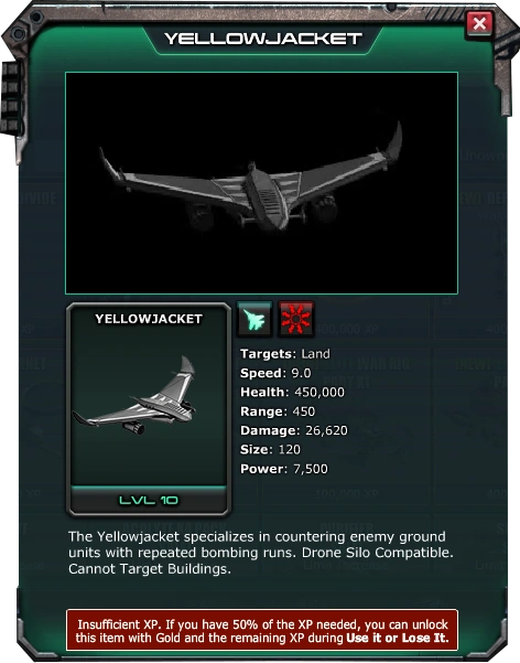 Yellowjacket | War Commander Wiki | Fandom