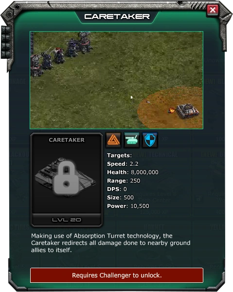 Caretaker | War Commander Wiki | Fandom