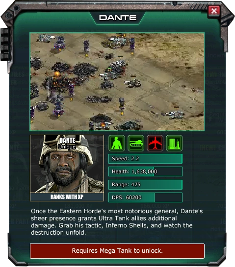Dante | War Commander Wiki | Fandom