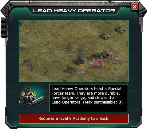 Lead Heavy Operator | War Commander Wiki | Fandom