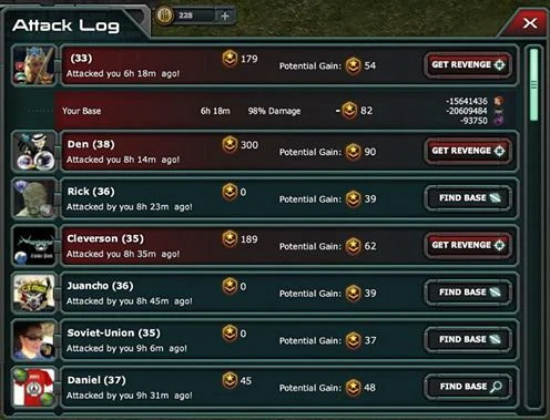 Attack Log | War Commander Wiki | Fandom