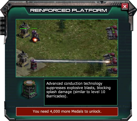 Reinforced Platform | War Commander Wiki | Fandom