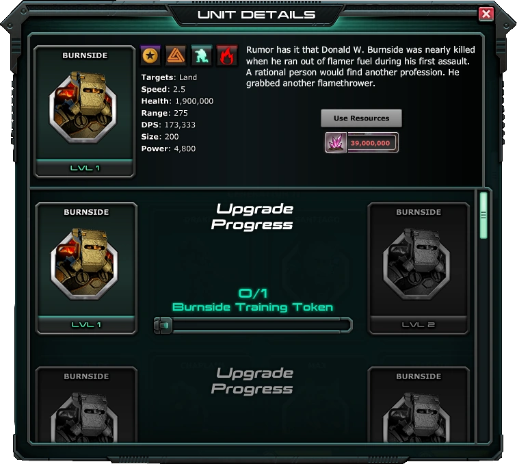 Burnside | War Commander Wiki | Fandom