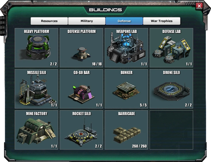 Category:Buildings-Defense | War Commander Wiki | Fandom