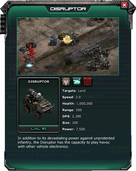 Disruptor | War Commander Wiki | Fandom