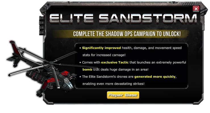Elite Sandstorm | War Commander Wiki | Fandom