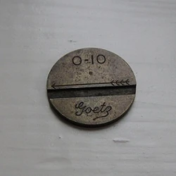 Goetz Open Feather 0-10 Telephone Token | Warehouse 13 Artifact ...