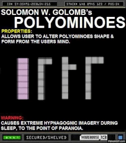 Solomon W. Golomb's Polyominoes | Warehouse 13 Artifact Database Wiki ...