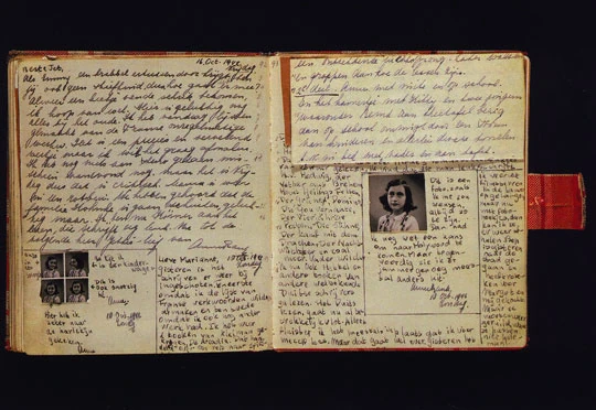 Anne Frank's Diary and Ribbon Bookmark | Warehouse 13 Artifact Database ...