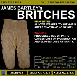 James Bartley's Britches | Warehouse 13 Artifact Database Wiki | Fandom