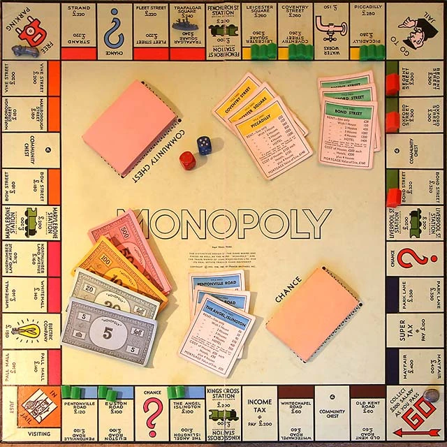 Monopoly Board from the Great Train Robbery | Warehouse 13 Artifact ...