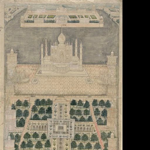 Taj Mahal Blueprint