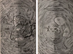 Frank Herbert's Map of Arrakis | Warehouse 13 Artifact Database Wiki ...