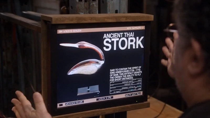 Hsinbyushin's Wooden Stork | Warehouse 13 Artifact Database Wiki | Fandom