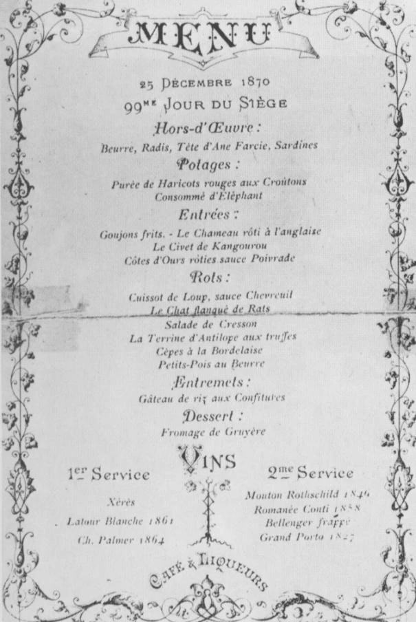 Alexandre Étienne Choron’s Menu | Warehouse 13 Artifact Database Wiki ...