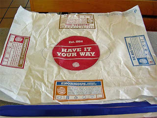 Left Handed Whopper Wrapper | Warehouse 13 Artifact Database Wiki | Fandom