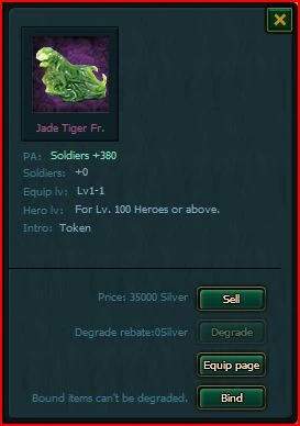 Jade tiger | WarFlow Wiki | Fandom