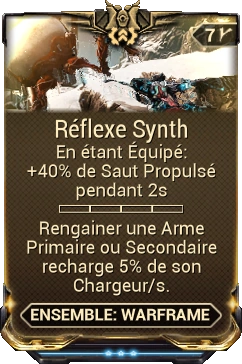 Réflexe Synth | Wiki Warframe | Fandom