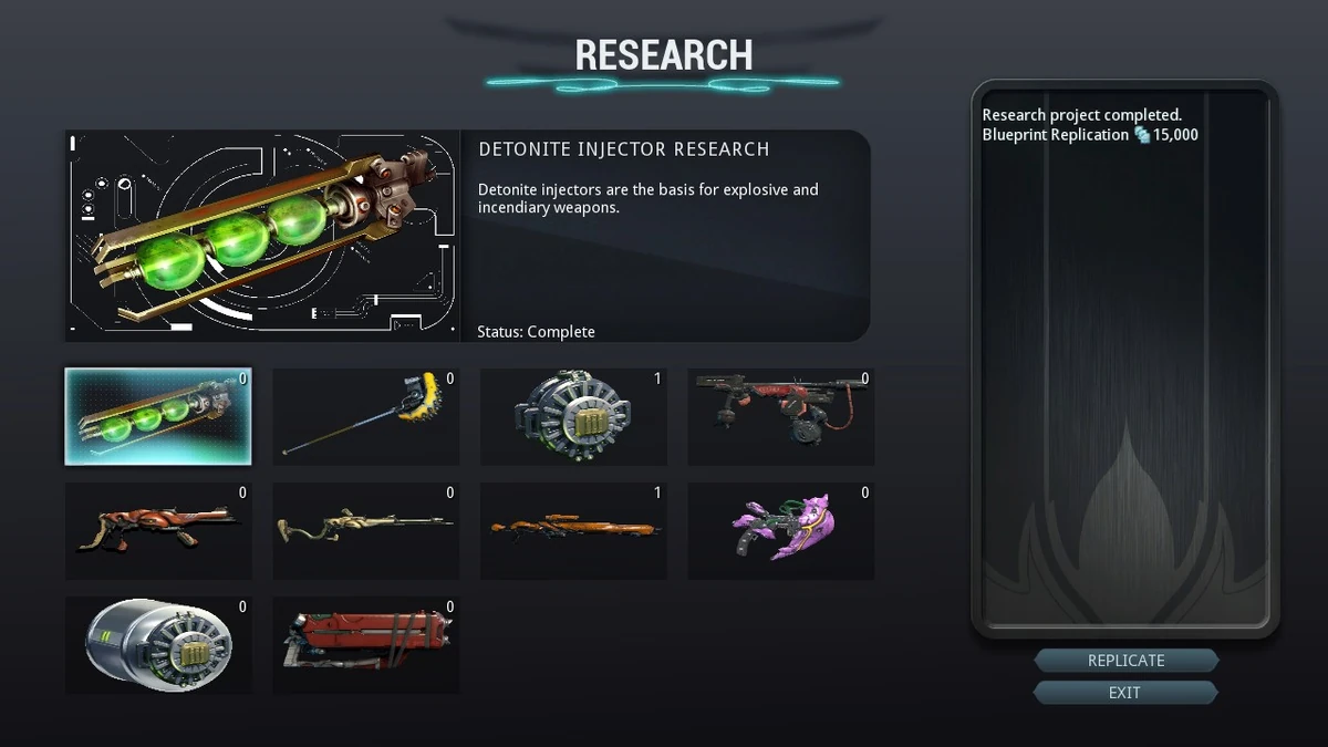 Research/Chem Lab Research Tab | Warframe Wiki | Fandom