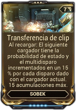 Transferencia de clip | Wiki Warframe Español | Fandom