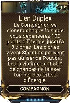 Lien Duplex | Wiki Warframe | Fandom