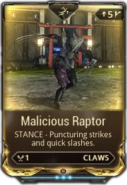 Malicious Raptor | Magyar Warframe Wiki | Fandom