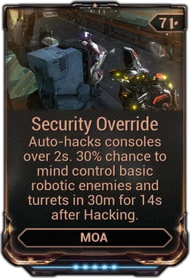 Security Override | WARFRAME Wiki | Fandom