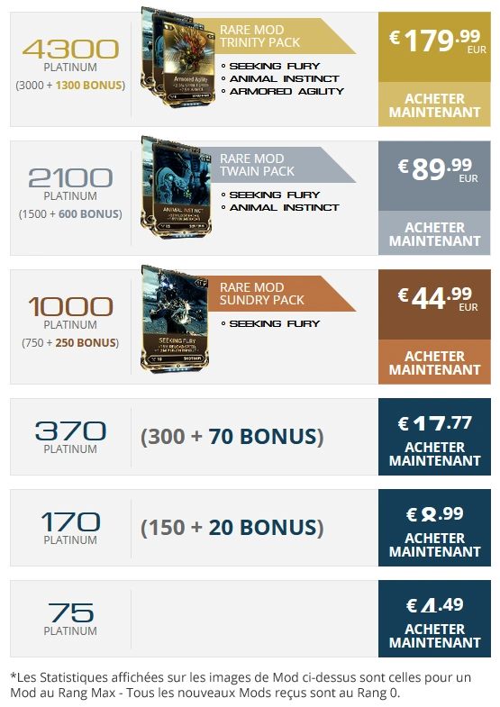 Platinum | Wiki Warframe | Fandom