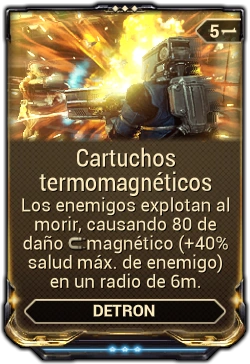 Cartuchos termomagnéticos | Wiki Warframe Español | Fandom