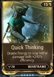 Quick Thinking | Magyar Warframe Wiki | Fandom