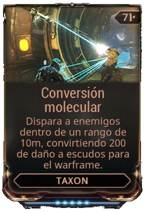 Conversión molecular | Wiki Warframe Español | Fandom