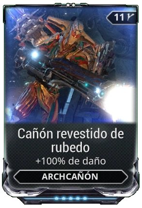 Cañón revestido de rubedo | Wiki Warframe Español | Fandom