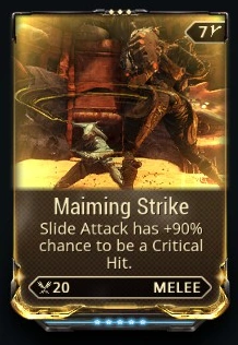 Maiming Strike | Magyar Warframe Wiki | Fandom