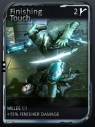 Finishing Touch | WARFRAME Wiki | Fandom