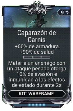 Caparazón de Carnis | Wiki Warframe Español | Fandom