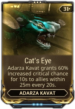 Cat's Eye | WARFRAME Wiki | Fandom