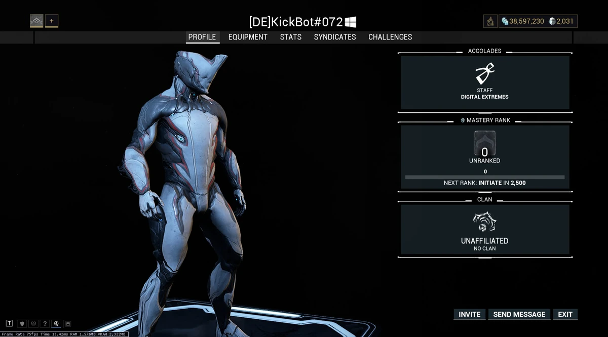 Player Profile | WARFRAME Wiki | Fandom