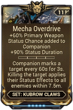 Mecha Overdrive | WARFRAME Wiki | Fandom
