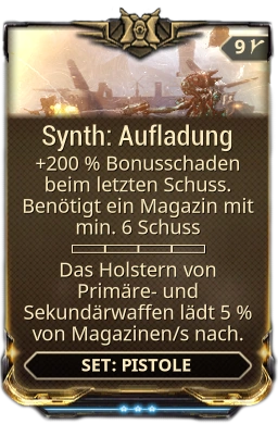 Synth: Aufladung | Warframe Wiki | Fandom