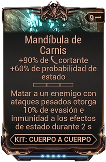 Mandíbula de Carnis | Wiki Warframe Español | Fandom