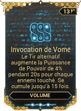 Invocation de Vome | Wiki Warframe | Fandom
