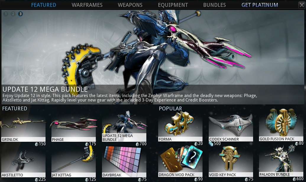 Market/Gallery | WARFRAME Wiki | Fandom