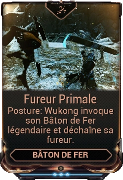 Fureur Primale (Posture) | Wiki Warframe | Fandom