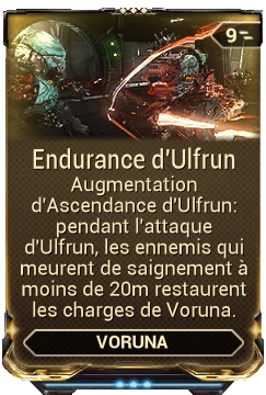 Endurance d'Ulfrun | Wiki Warframe | Fandom