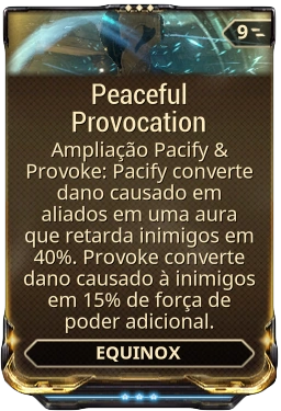 Peaceful Provocation | WARFRAME Wiki PT-BR | Fandom