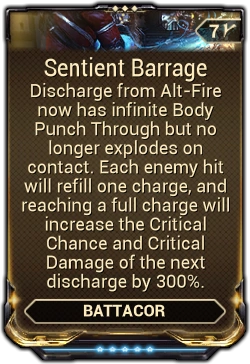 Sentient Barrage | WARFRAME Wiki | Fandom