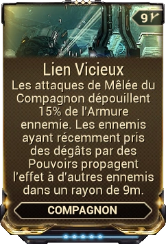 Lien Vicieux | Wiki Warframe | Fandom
