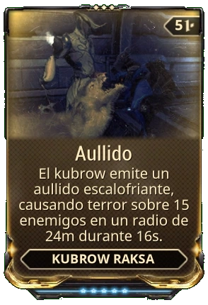 Aullido | Wiki Warframe Español | Fandom