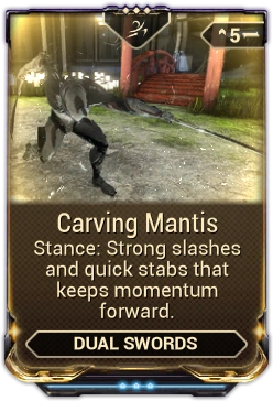 Carving Mantis | WARFRAME Wiki | Fandom