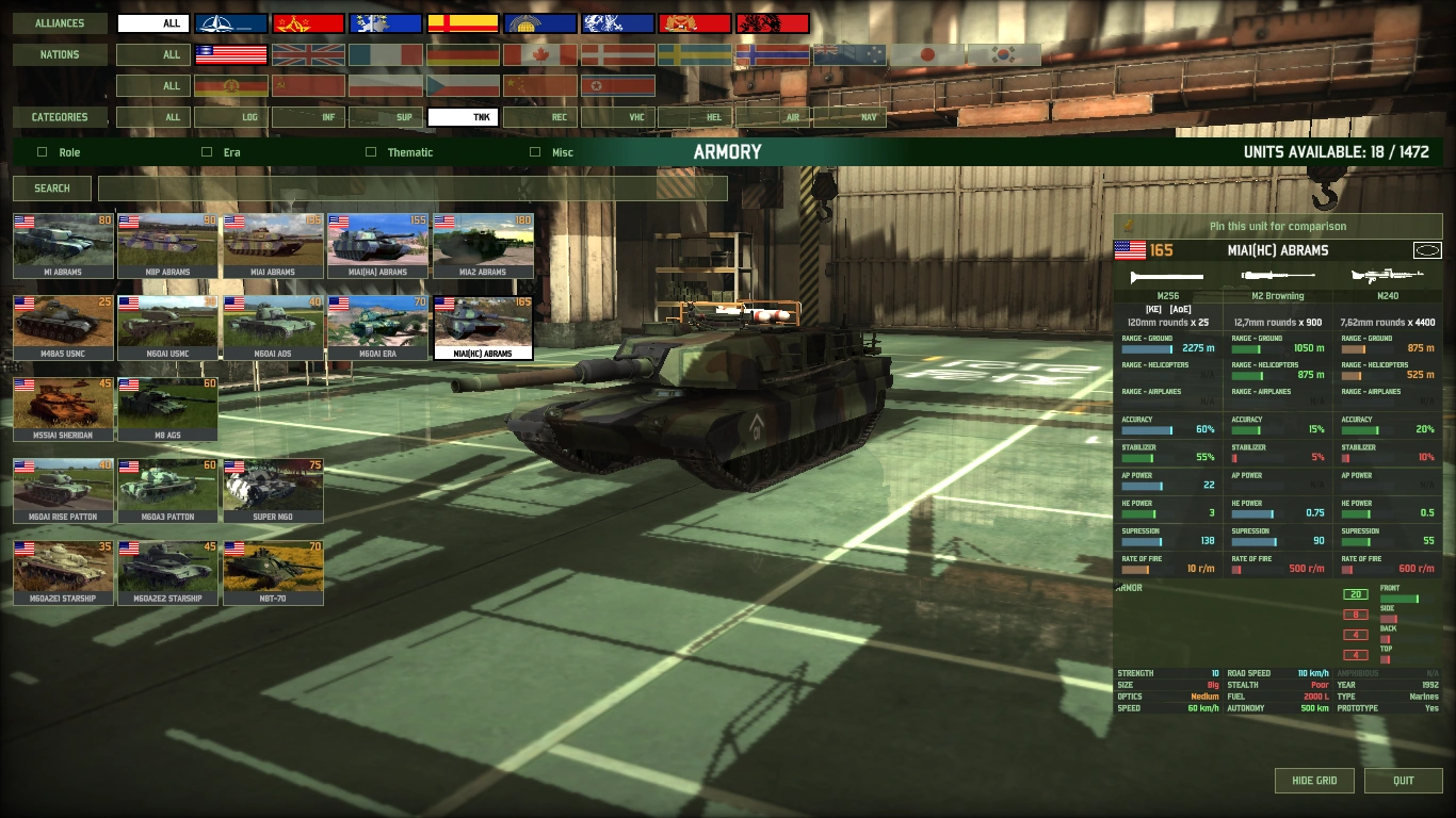 M1A1HC Abrams | Wargame Wiki | Fandom